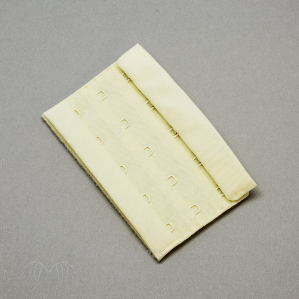 Ivory Bra Hook and Eye Closures Pack of 10 - Bra-makers Supply