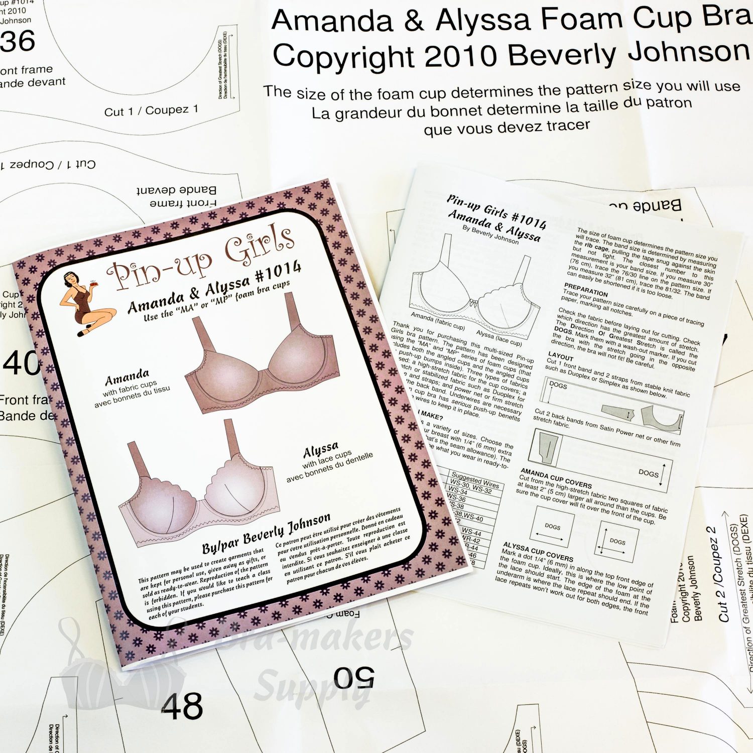 T-Shirt Foam Cup Bra Pattern - Bra-Makers Supply