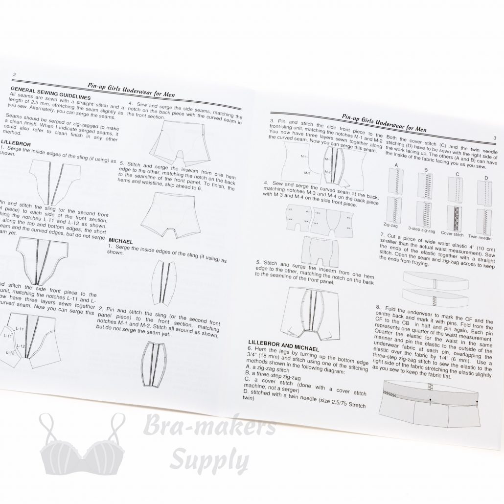 Mens Underwear Pattern - Bra-Makers Supply