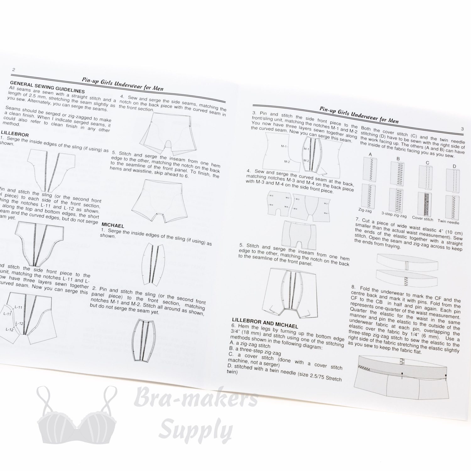 Mens Underwear Pattern - Bra-Makers Supply