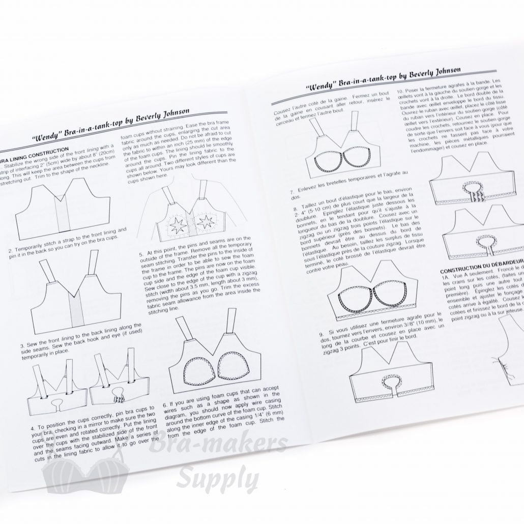 Wendy Bra Tank Top Pattern - Bra-Makers Supply
