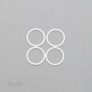 Nylon Coated Metal Sliders Rings - Bra-Makers Supply