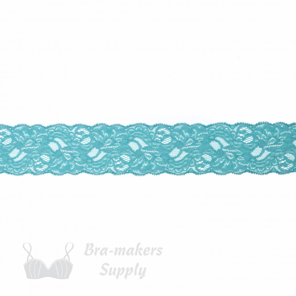 Half Inch Off-White Floral Stretch Edging - Bra-Makers Supply