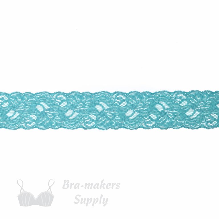 Half Inch Off-White Floral Stretch Edging - Bra-Makers Supply