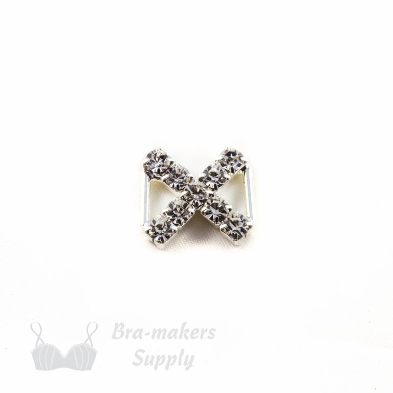 Small Crystal Bra Bridge Connector Strap Connectors - Bra-Makers Supply