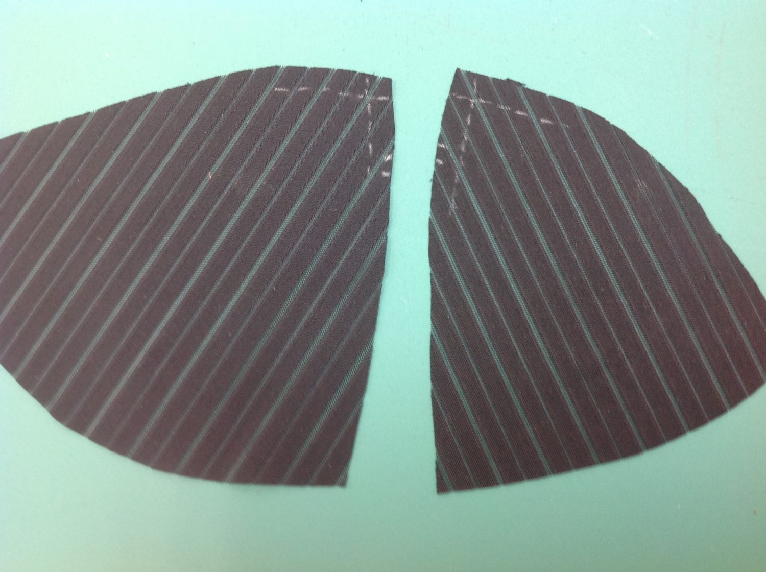 How to turn stripes into chevrons - the Fairy Bra Mother shows you how