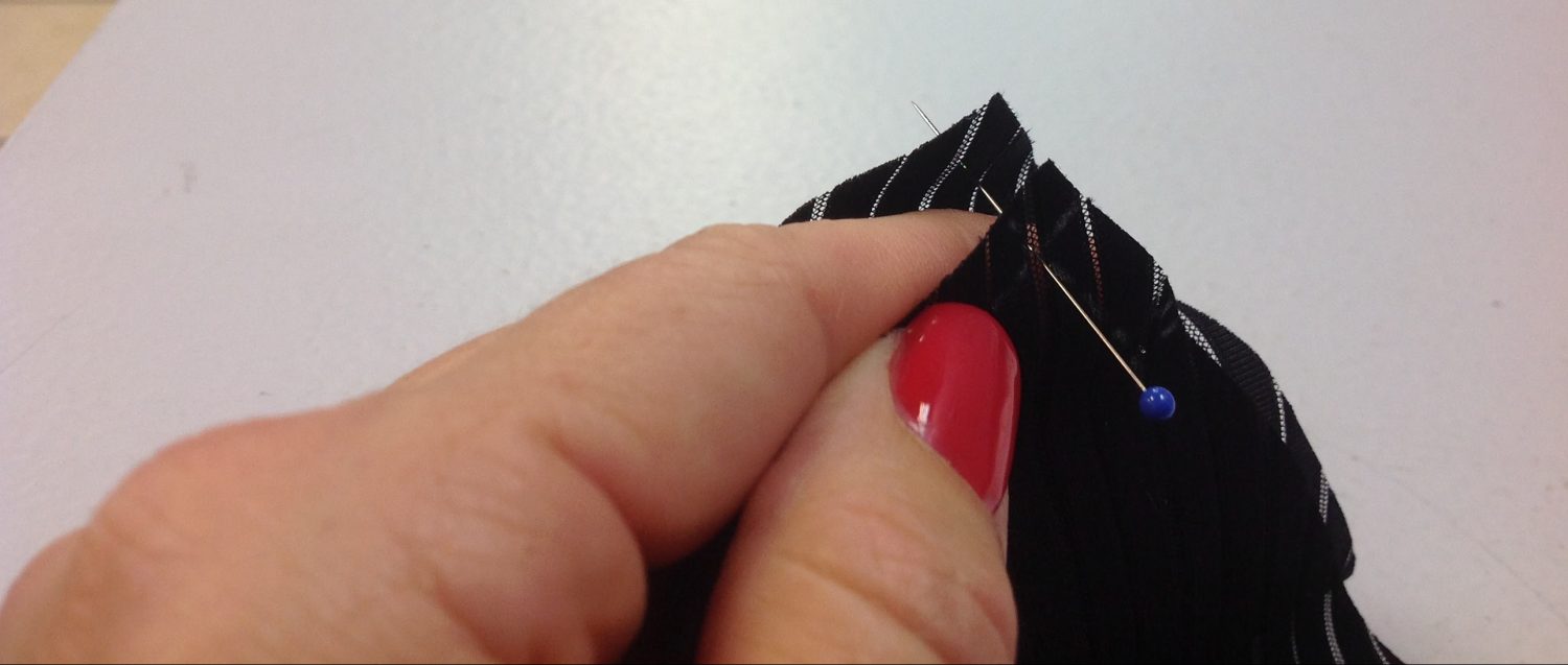 How to turn stripes into chevrons - the Fairy Bra Mother shows you how