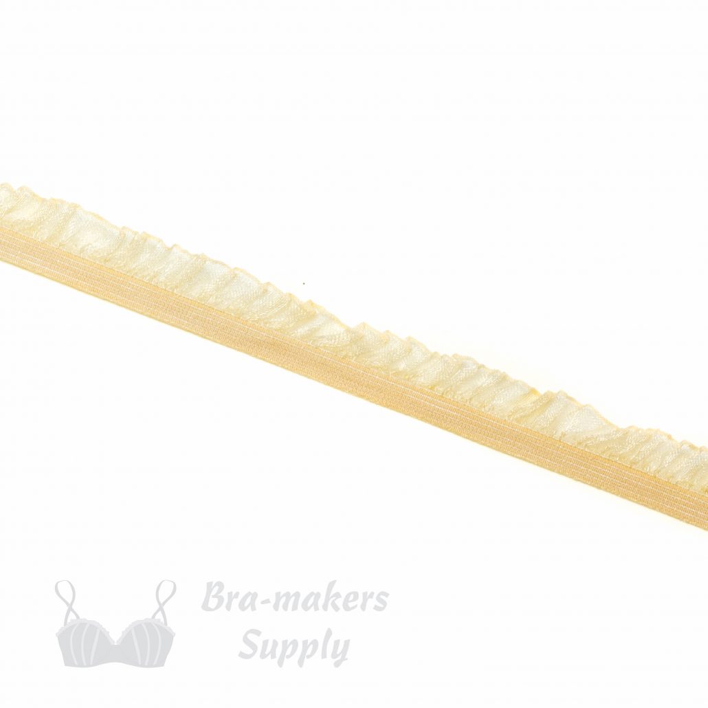 Sheer Ruffles Neckline Trim Bulk Roll - bra trim - Bra-Makers Supply