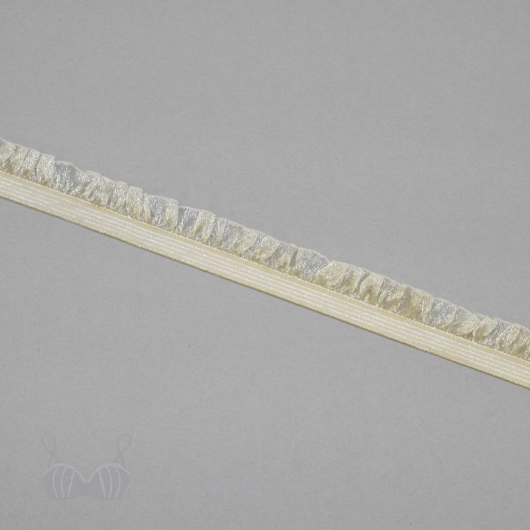 Sheer Ruffles Neckline Trim Bulk Roll - bra trim - Bra-Makers Supply