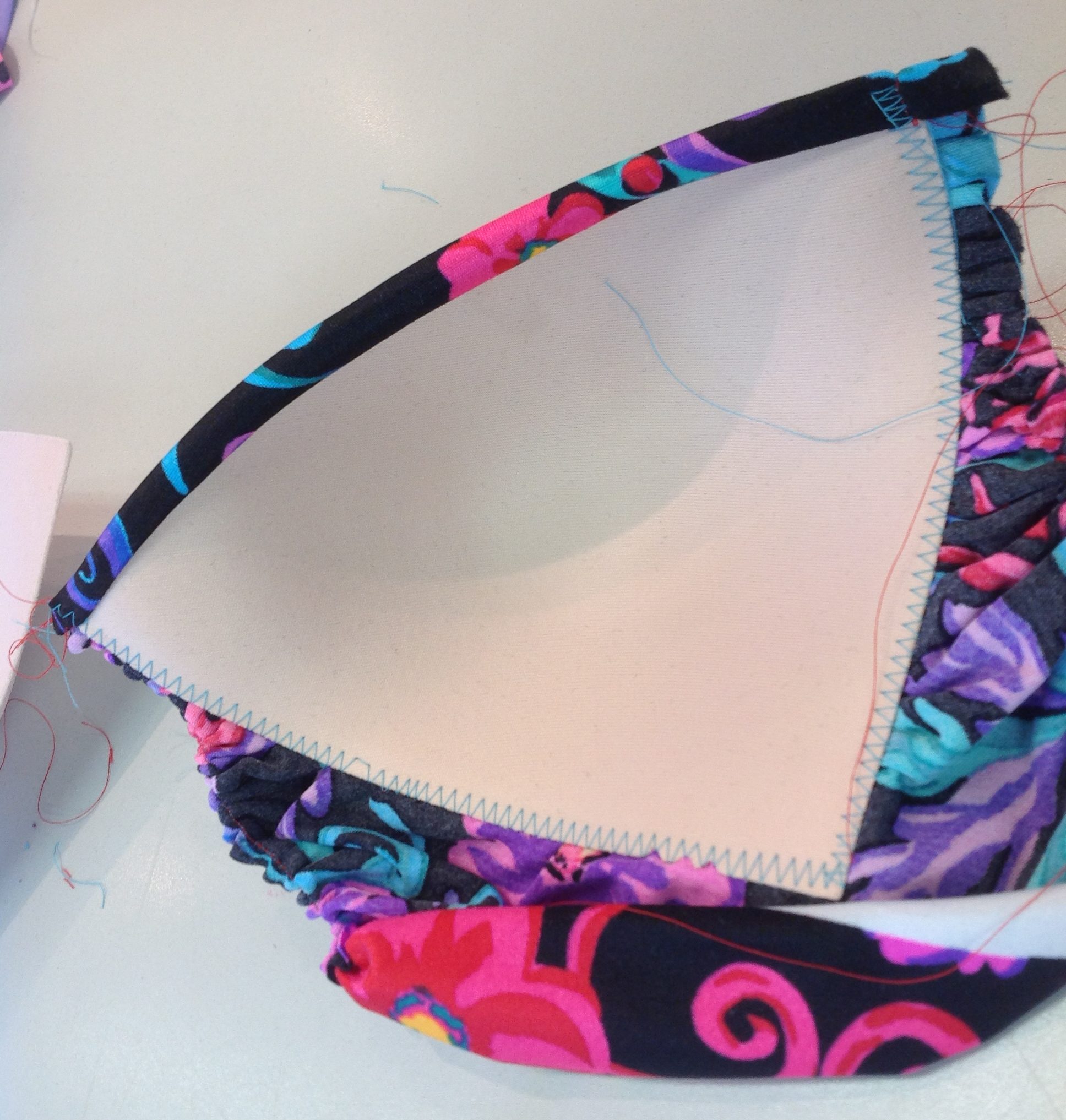 How to make a Ruched triangle Top - sew your new bikini with Bra-makers ...