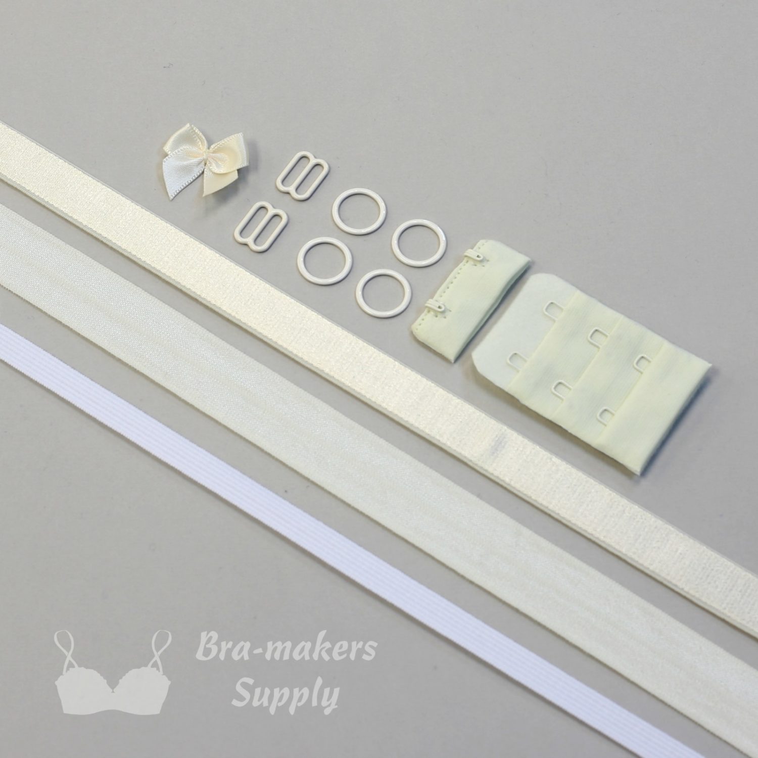 Stunningly Sheer Bra Trio In Willow by Bra-makers Supply