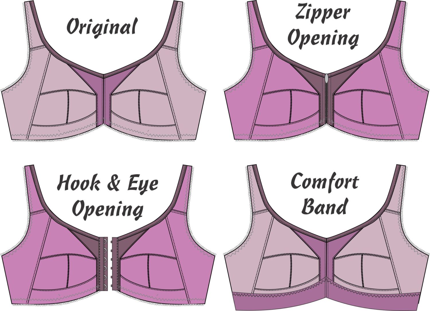 Ingrid Non-wired Bra Pattern - from Bra-Makers Supply