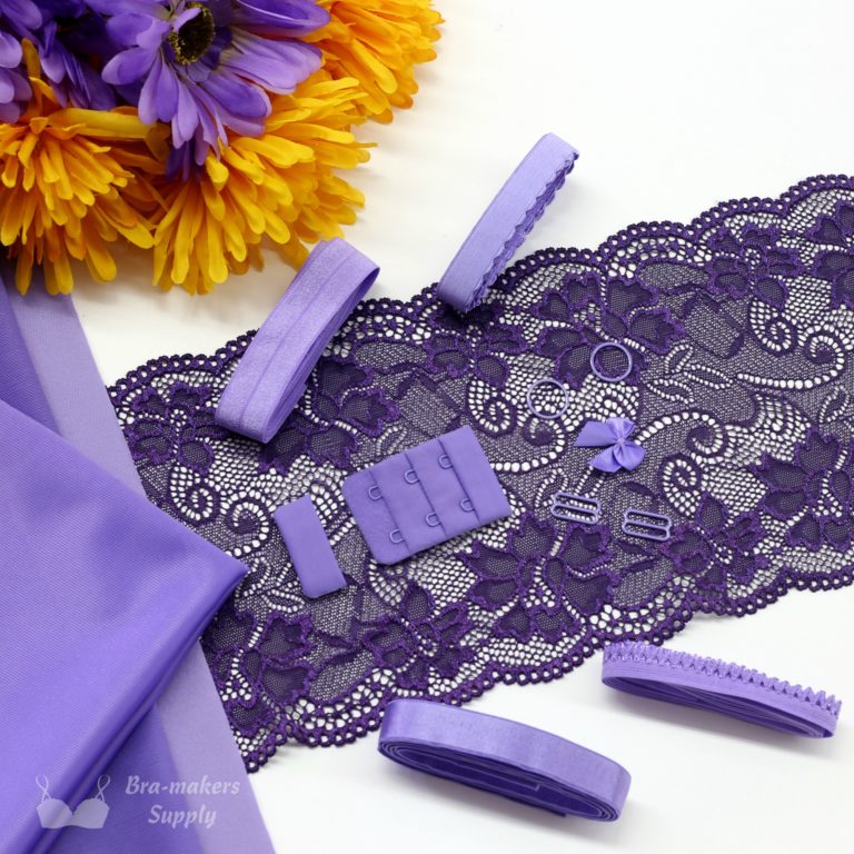 Amethyst Lace Bra Pattern - a foam-lined all lace bra pattern from Bra ...