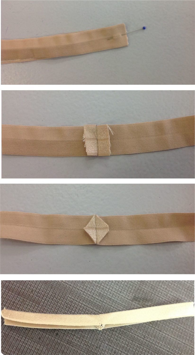 Fold-over elastic and how to use it - a tutorial by Bra-makers Supply