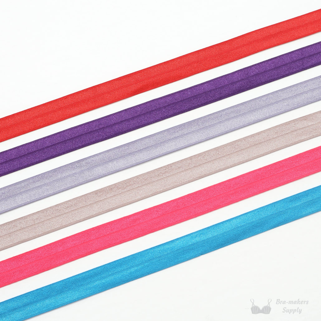 Pre-Folded Matte Picot Fold-Over Elastic Binding - Bra-Makers Supply