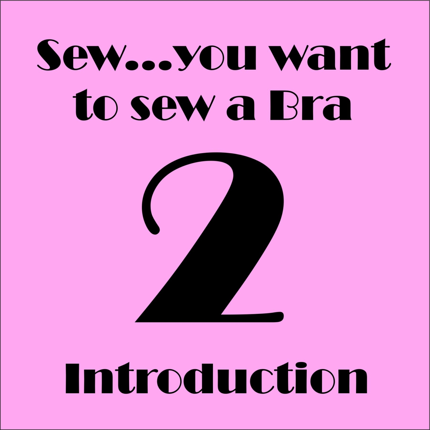 Bra-making Classes - offered online through Bra-makers Supply and Craftsy