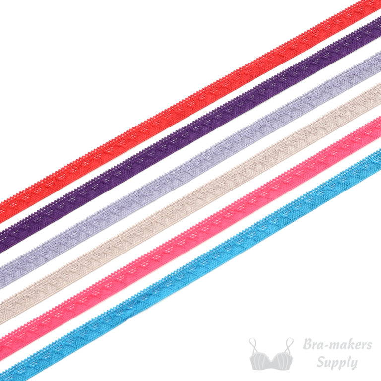 Stretch Scalloped Elastic Trim - Bra-Makers Supply