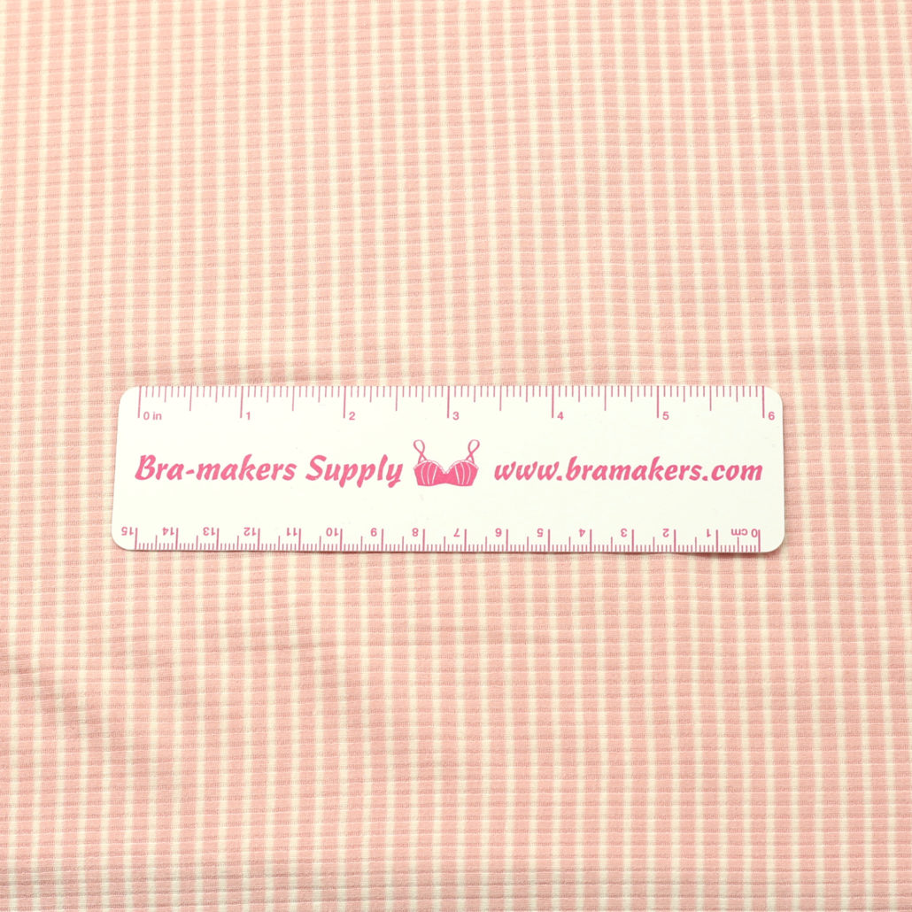 Rib Knit Mini Stripe Stretch Rayon Fabric - Bra-Makers Supply