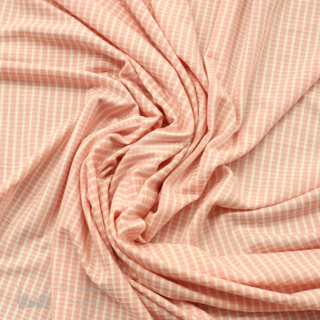 Rib Knit Mini Stripe Stretch Rayon Fabric - Bra-Makers Supply
