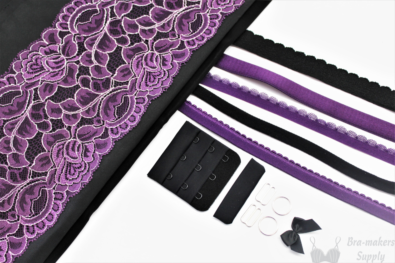 Holiday Sparkle Pink Tulle Bra Trio - Bra-Makers Supply